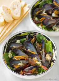Mussels Recipe with Blue Cheese - A Spicy Perspective