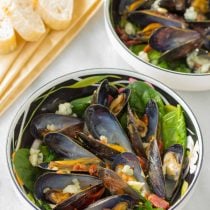 Mussels Recipe with Blue Cheese - A Spicy Perspective