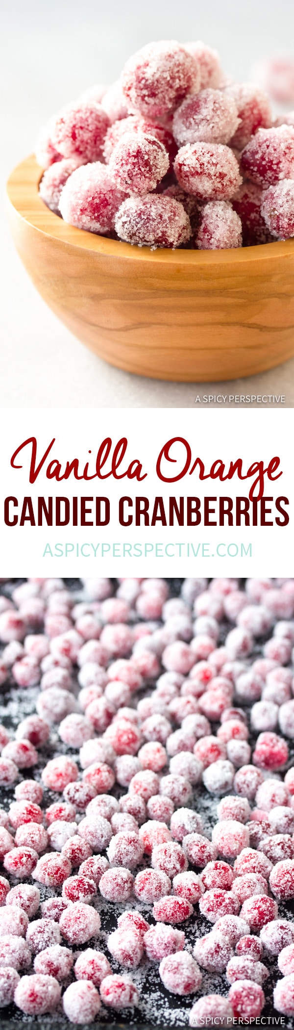 Candied Cranberries - A Spicy Perspective