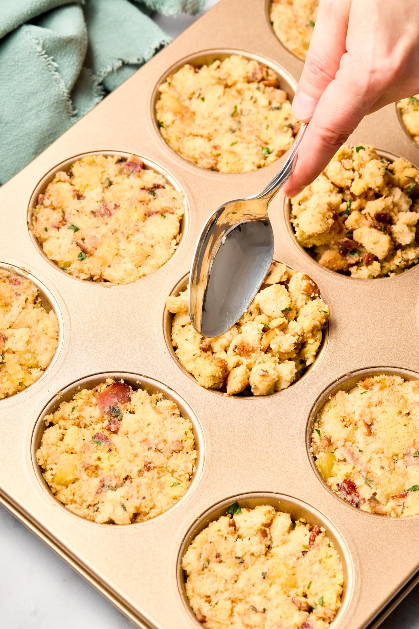 Stuffing Muffins (with Apple and Pancetta) - A Spicy Perspective