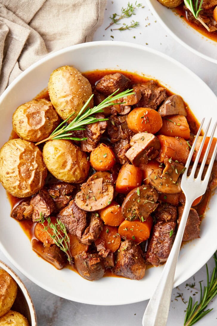 Venison Bourguignon (Deer Meat Recipe) - A Spicy Perspective