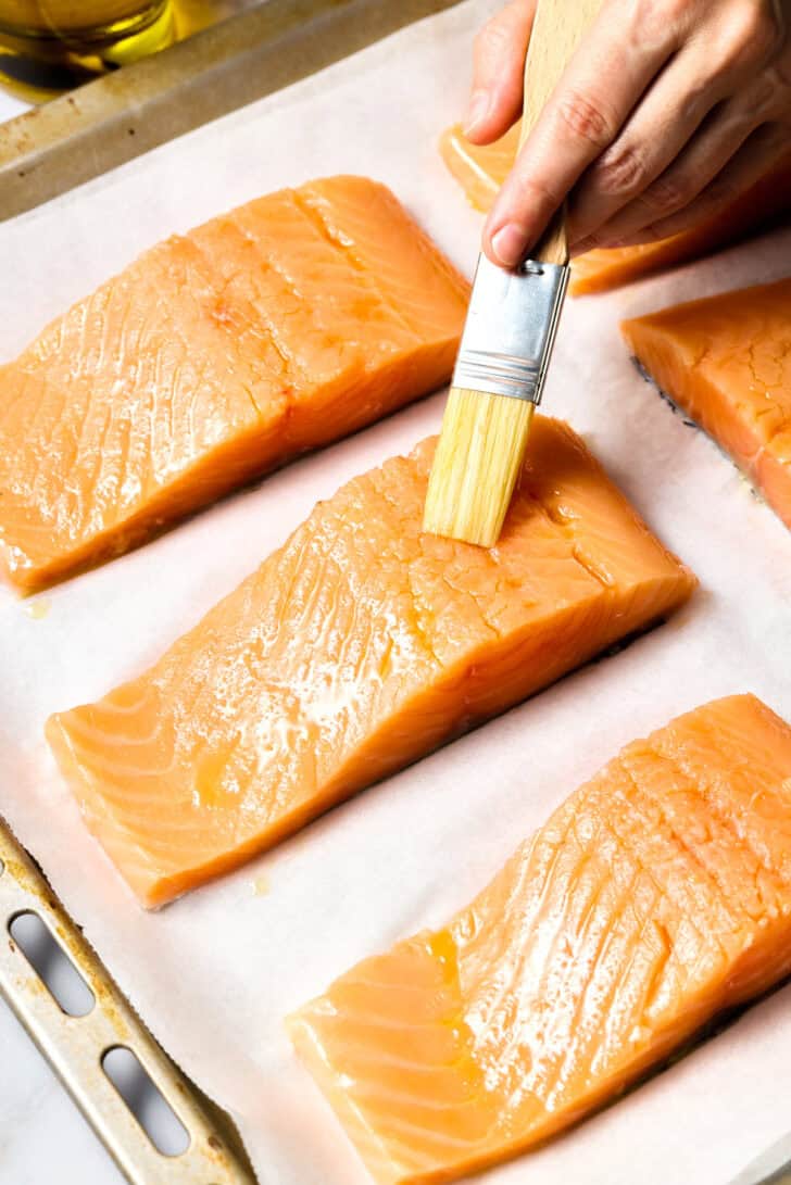 Oven Roasted Salmon with Pink Peppercorn Sauce - A Spicy Perspective