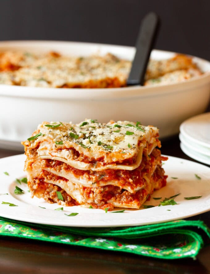 Greek Lasagna (Pastitsio) Recipe + VIDEO - A Spicy Perspective