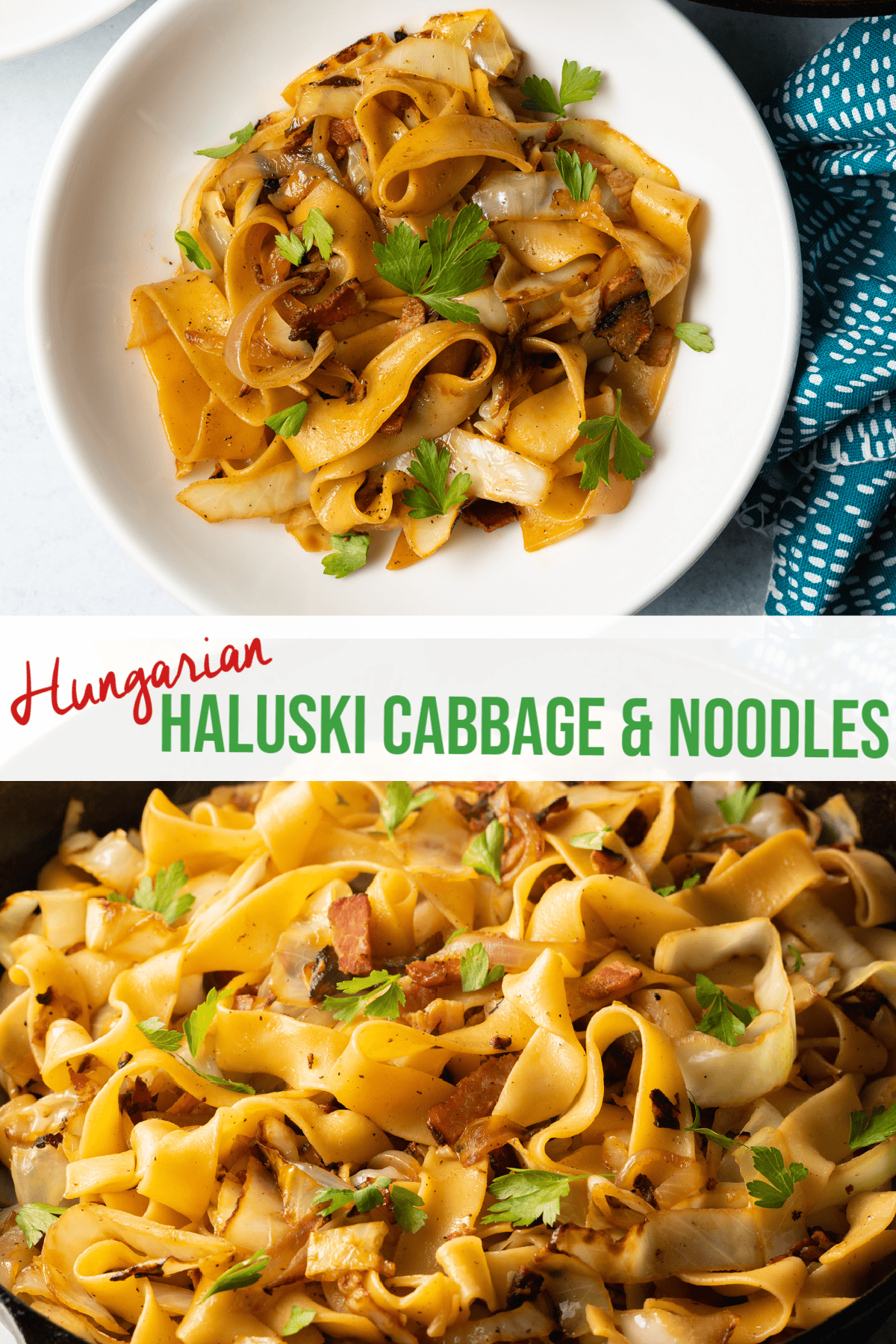Hungarian Haluski (Cabbage and Noodles Recipe) - A Spicy Perspective