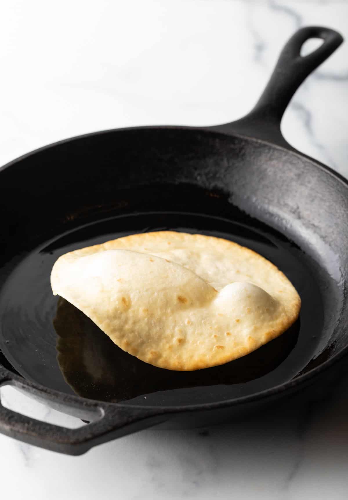 Puffy Fried Tortillas - A Spicy Perspective