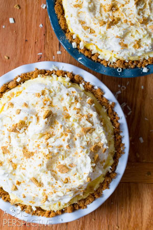 Lemon Cream Pie Recipe - A Spicy Perspective