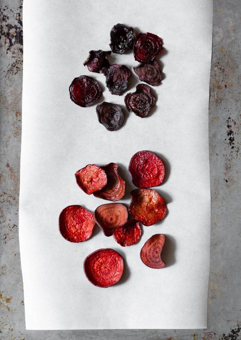 Baked Beet Chips Recipe - A Spicy Perspective