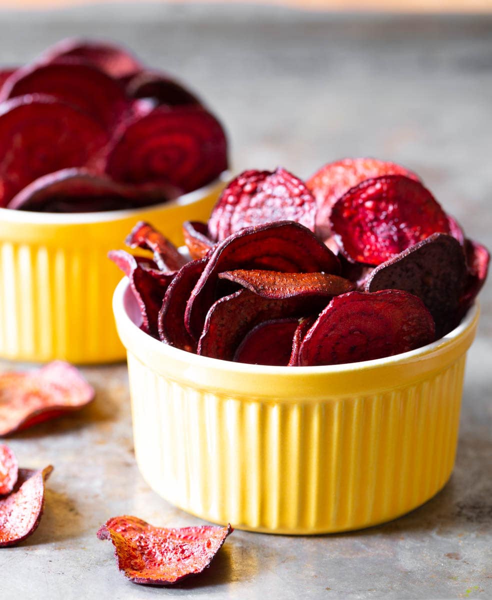 Baked Beet Chips Recipe - A Spicy Perspective