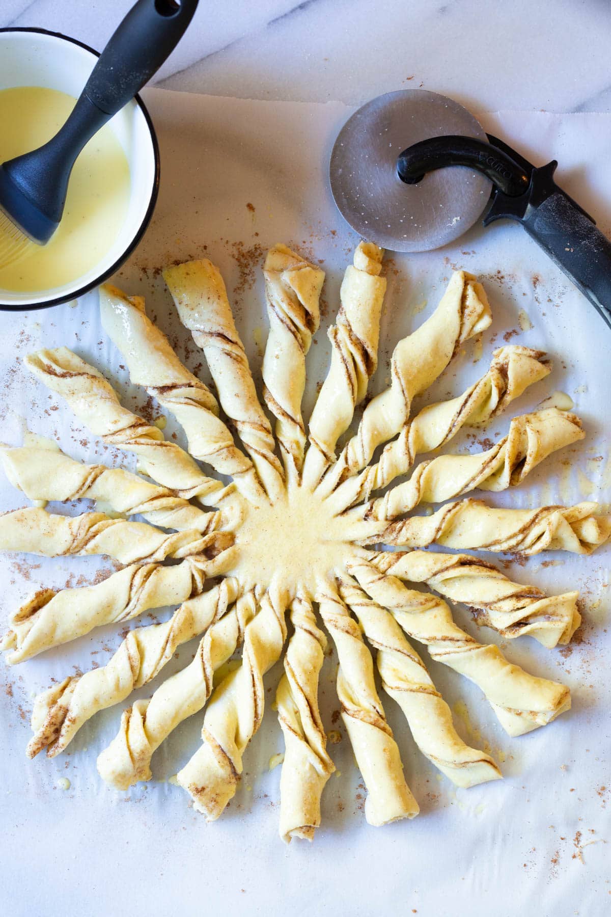 Puff Pastry Pull Apart Bread - A Spicy Perspective