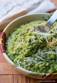Green Risotto Recipe (Video) - A Spicy Perspective