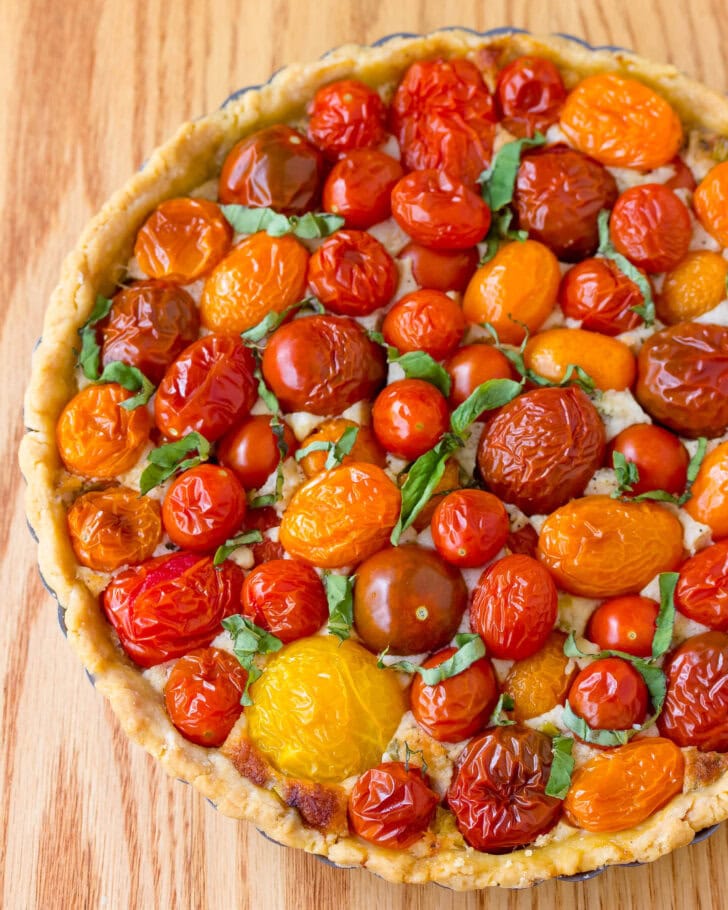 Tomato Tart Recipe - A Spicy Perspective
