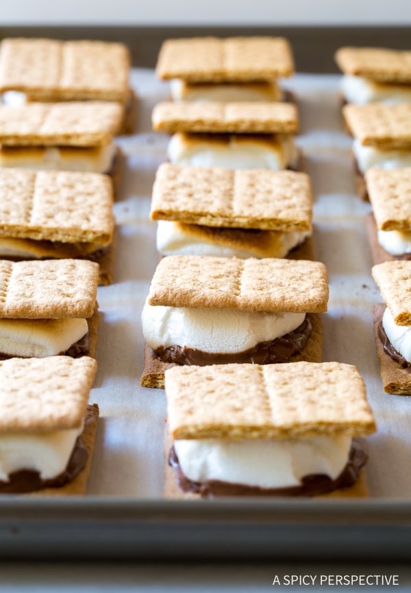 Easy Sheet Pan S mores Video A Spicy Perspective Easy Sheet Pan S mores Video A Spicy Perspective