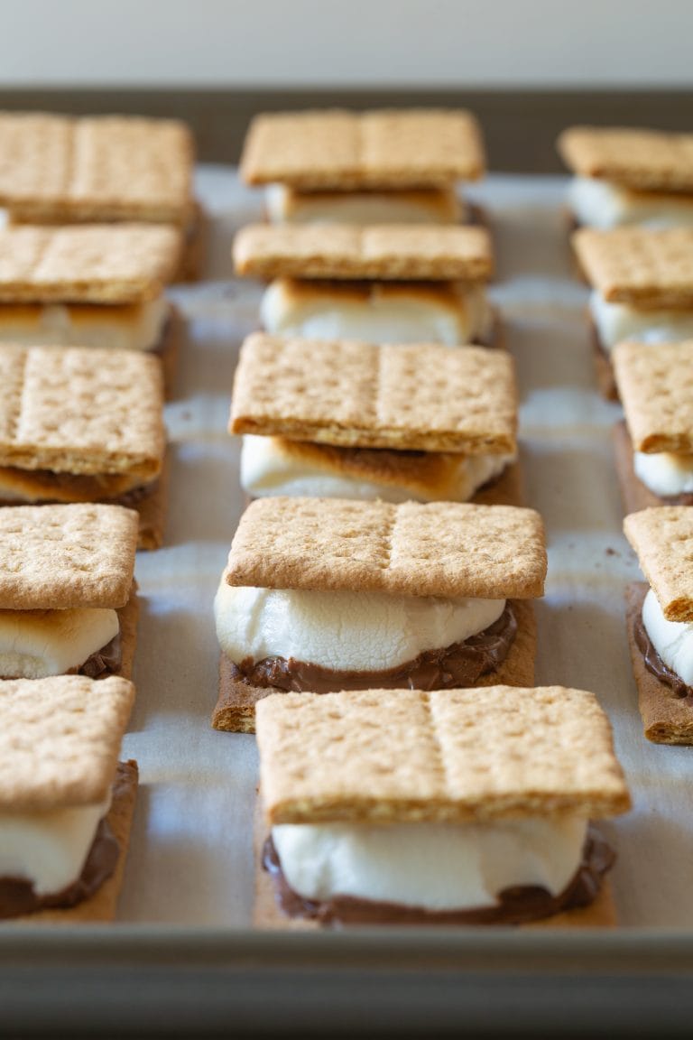 Smores In The Oven Recipe (Video) - A Spicy Perspective