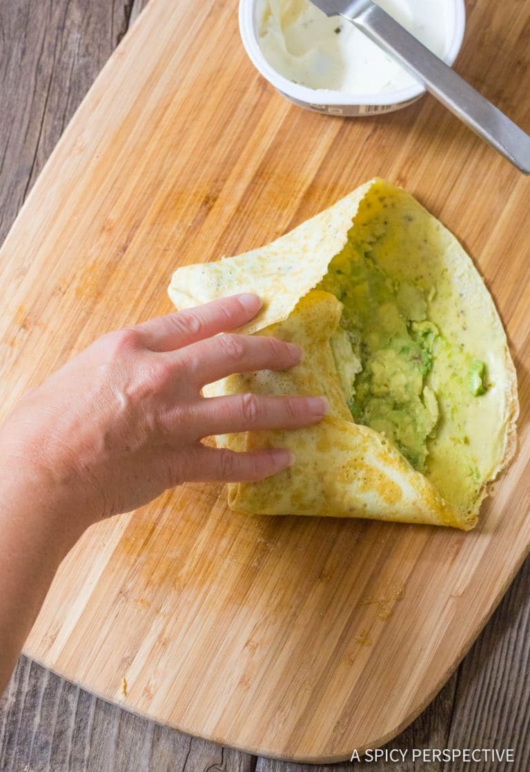 Keto Egg Wrap (Breakfast) - A Spicy Perspective