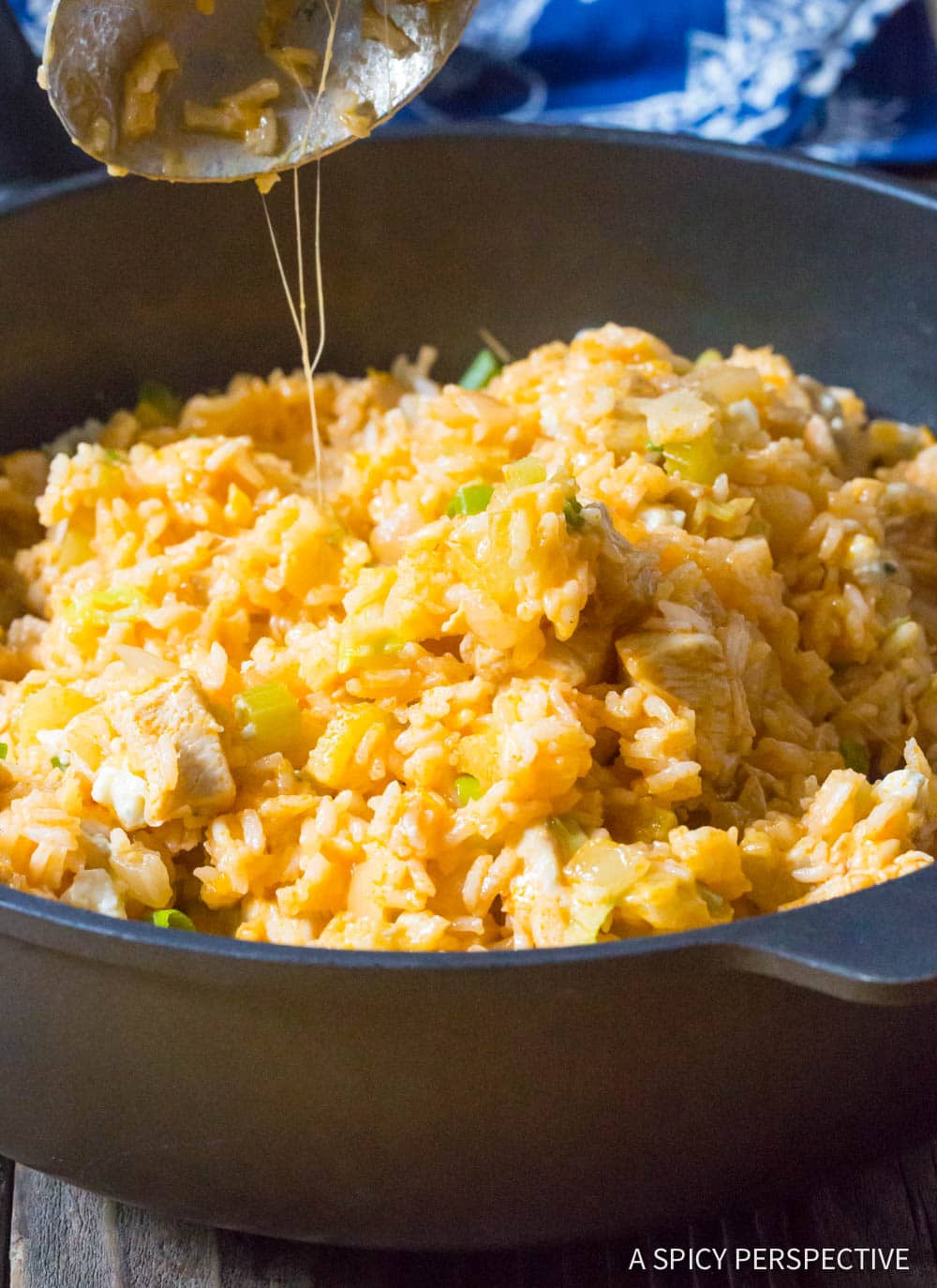 Buffalo Chicken and Rice Skillet - A Spicy Perspective