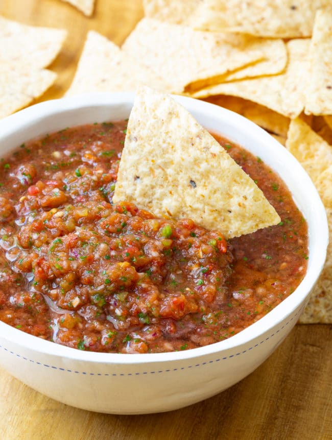 Best Homemade Salsa Recipe (Video) - A Spicy Perspective