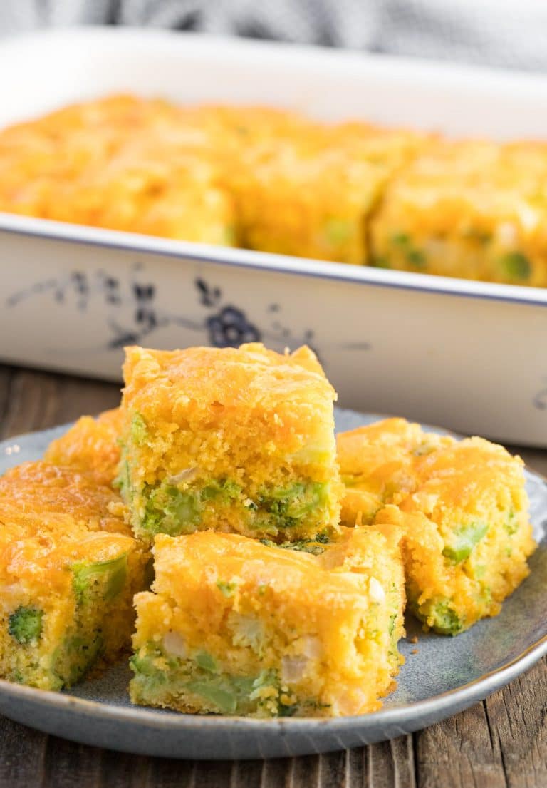 Broccoli Cornbread - A Spicy Perspective