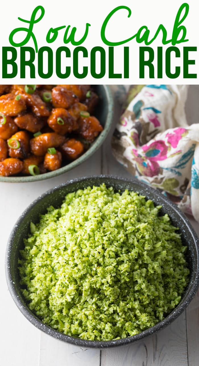 Healthy Broccoli Rice (Recipe + Video) - A Spicy Perspective