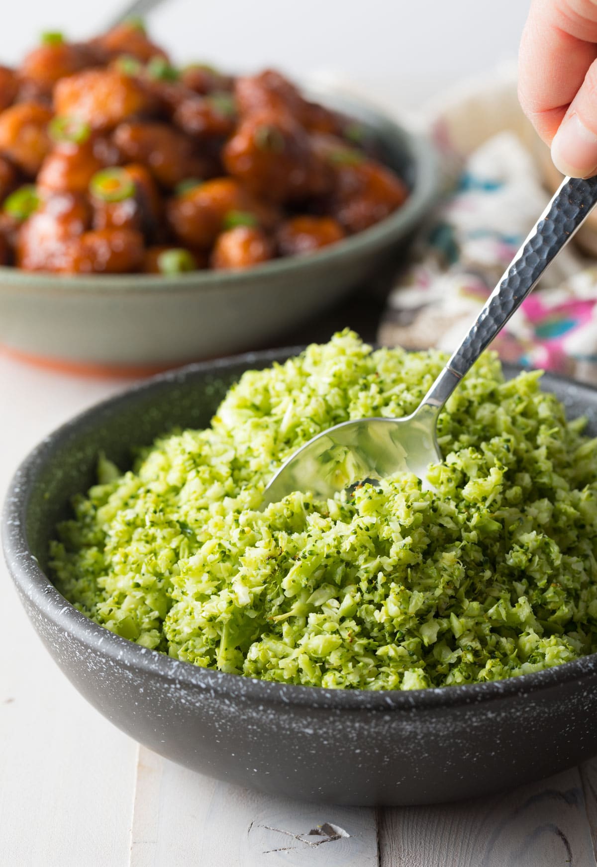 Healthy Broccoli Rice (Recipe + Video) - A Spicy Perspective