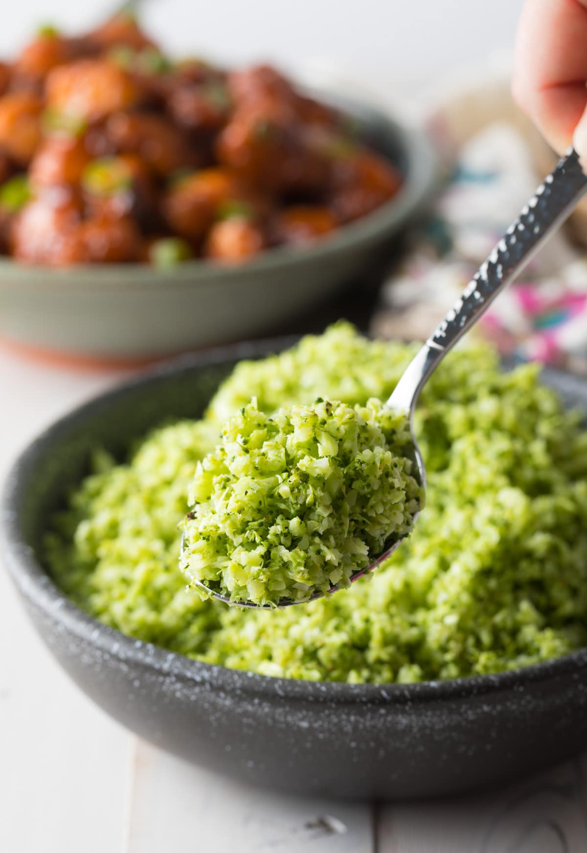 Healthy Broccoli Rice (Recipe + Video) - A Spicy Perspective