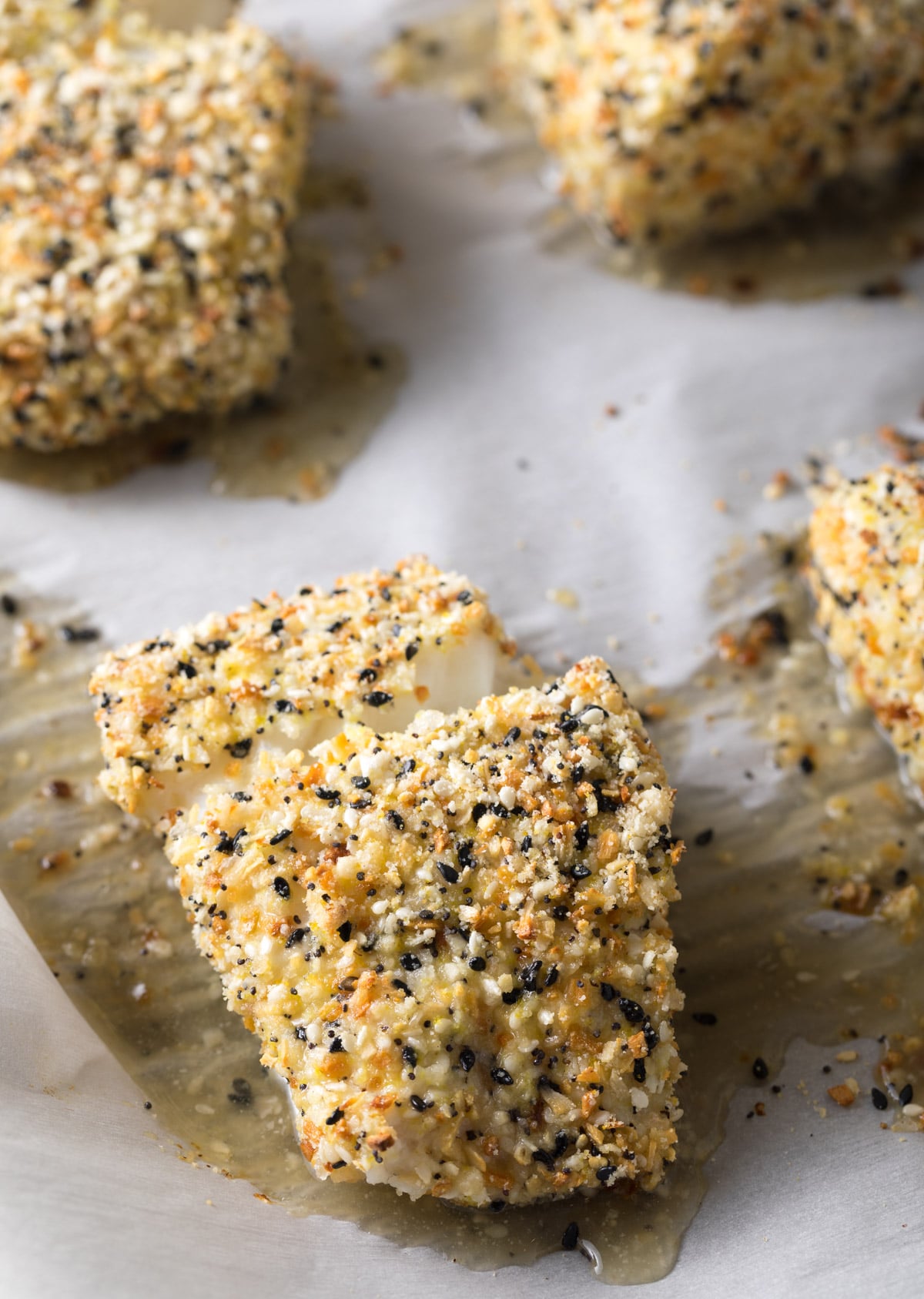 Everything Bagel Seasoned Cod - A Spicy Perspective