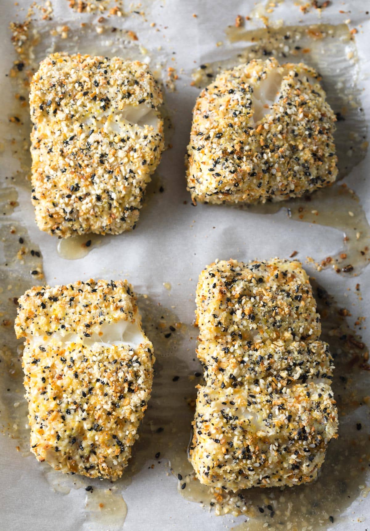 Everything Bagel Seasoned Cod - A Spicy Perspective