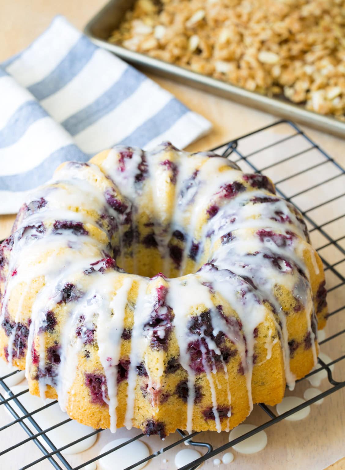 Blueberry Muffin Cake Recipe - A Spicy Perspective