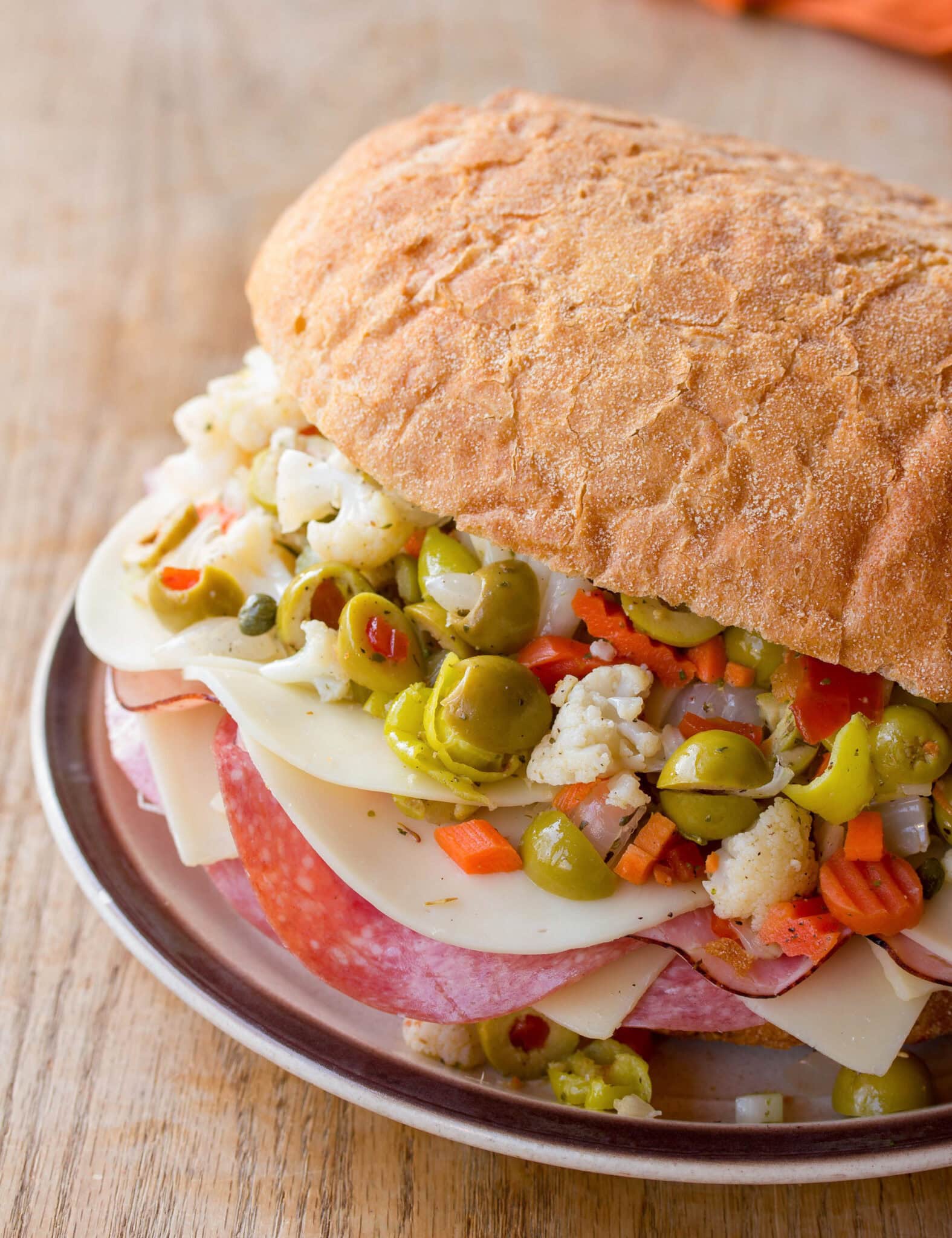 New Orleans Muffaletta Sandwich - A Spicy Perspective