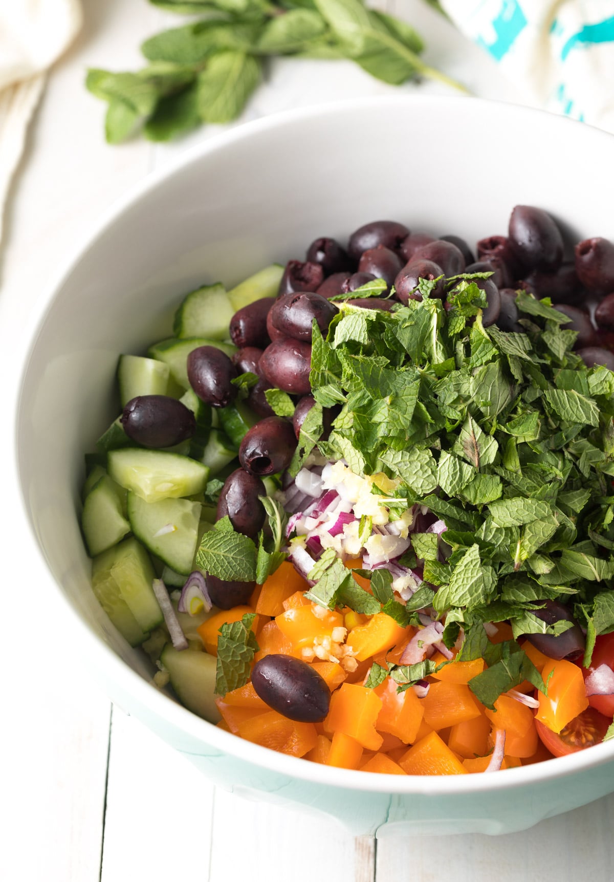Greek Village Salad (Horiatiki) - A Spicy Perspective