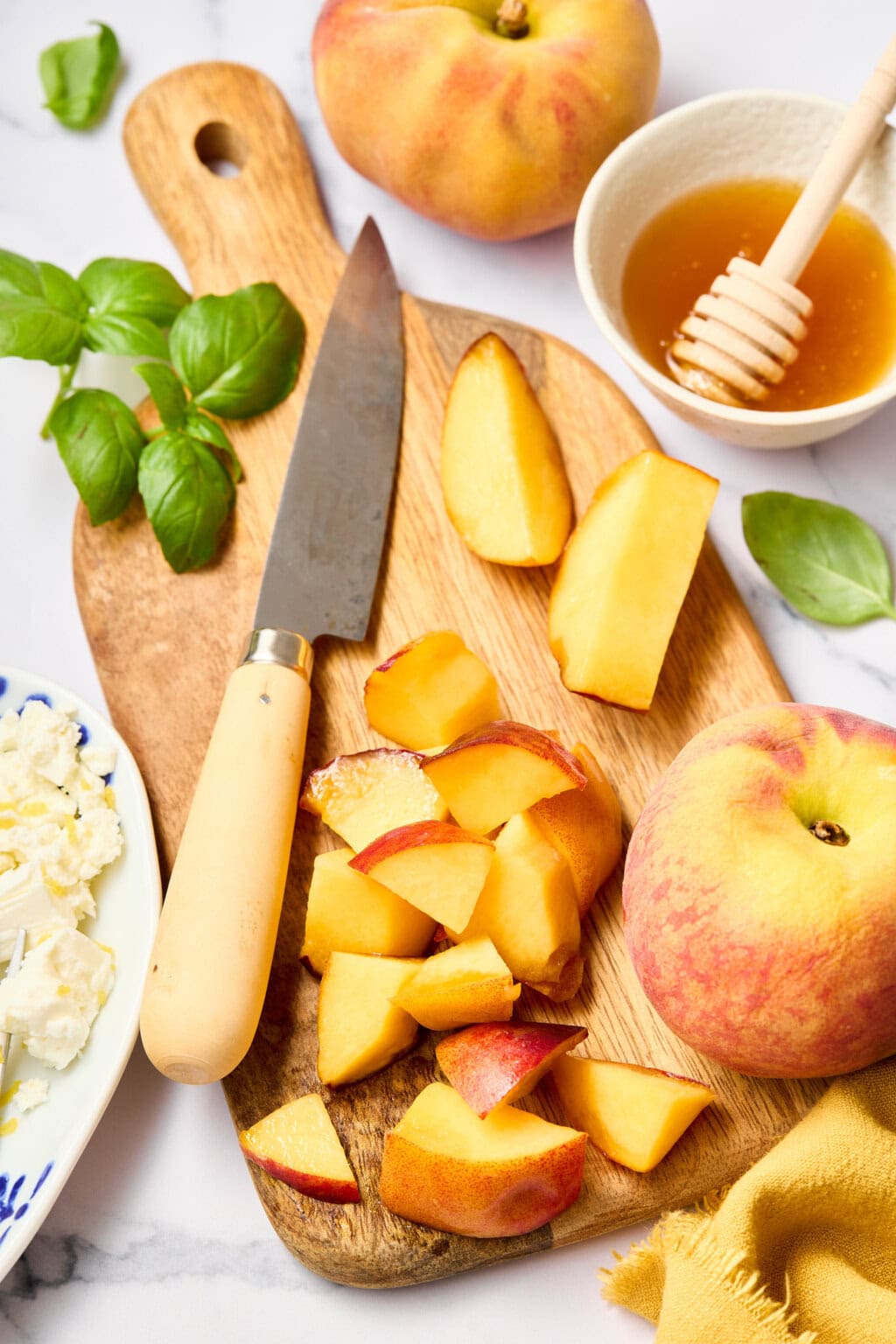 Peach Salad Recipe with Basil - A Spicy Perspective