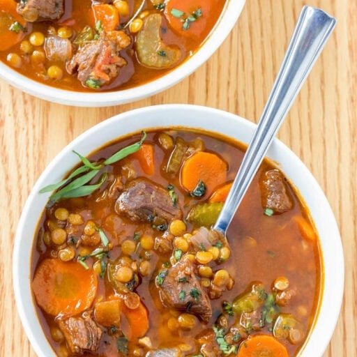 Beef Lentil Stew - A Spicy Perspective