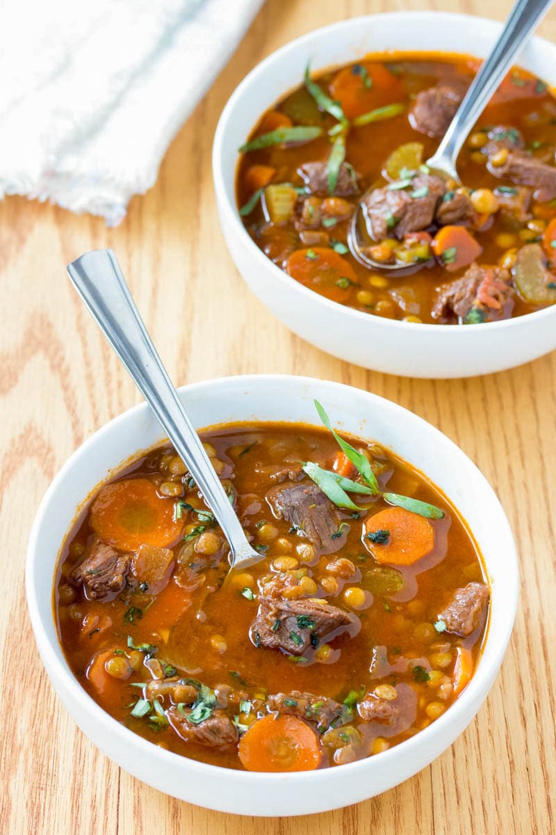 Beef Lentil Stew - A Spicy Perspective