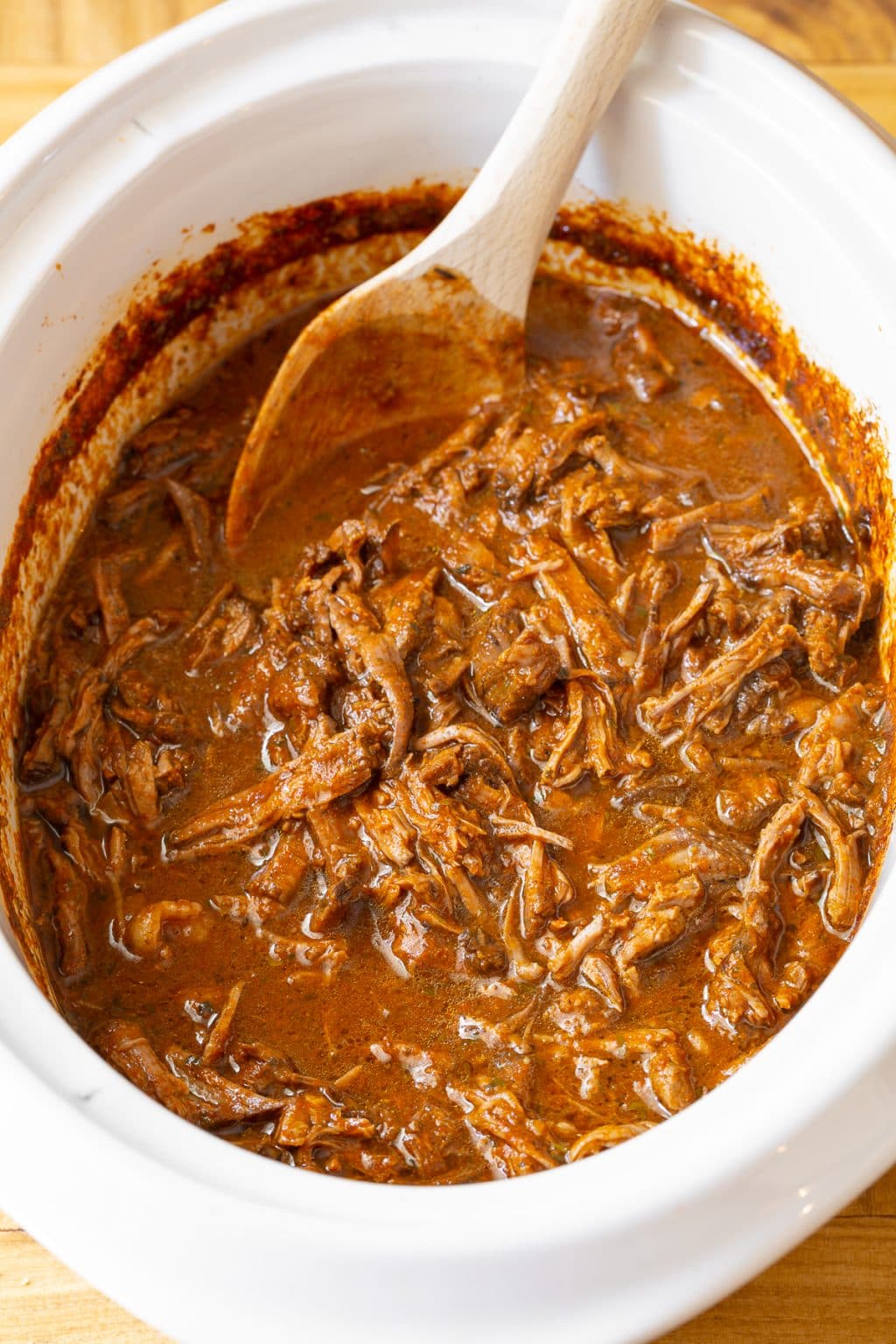 Spicy Crockpot Barbacoa Recipe (VIDEO) - A Spicy Perspective