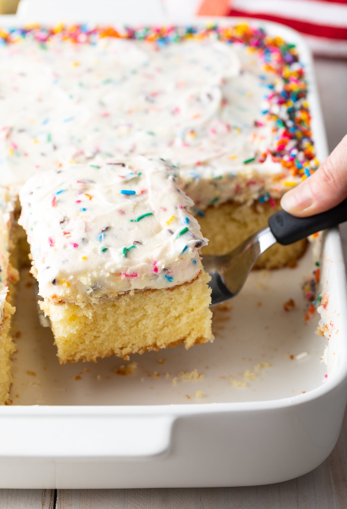 Homemade Cake Recipe (Vanilla) - A Spicy Perspective