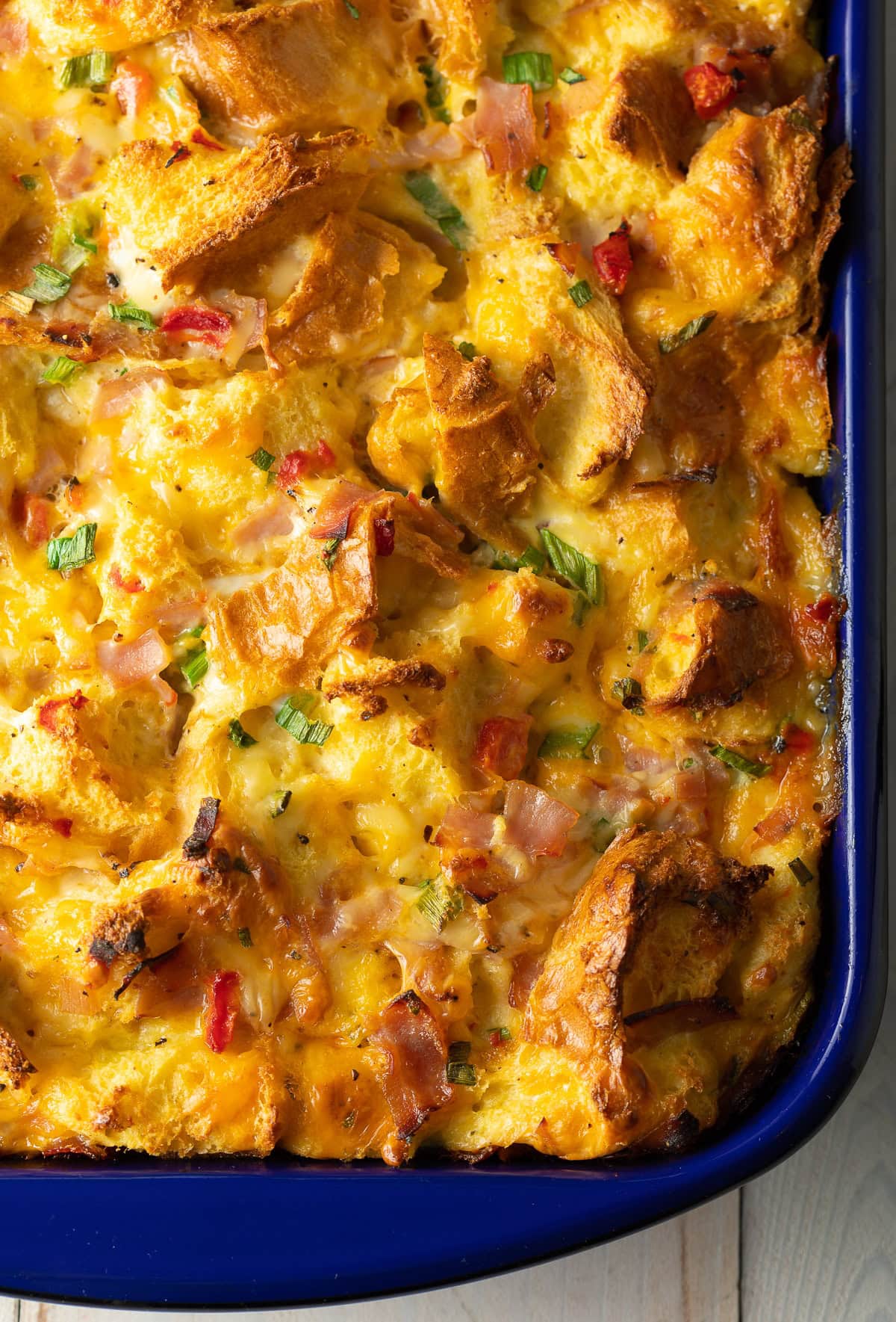 Strata Recipe (Breakfast Casserole) - A Spicy Perspective