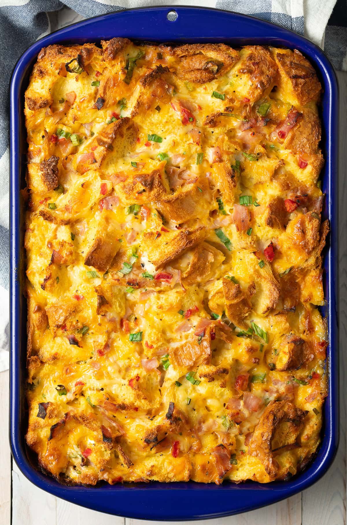 Strata Recipe (Breakfast Casserole) - A Spicy Perspective