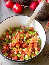 Hawaiian Ahi Poke Bowl Recipe (VIDEO) - A Spicy Perspective