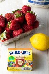 Best Easy Freezer Jam (Strawberry & Peach!)- A Spicy Perspective