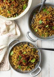 Authentic Mujadara Recipe (Lebanese Rice) - A Spicy Perspective