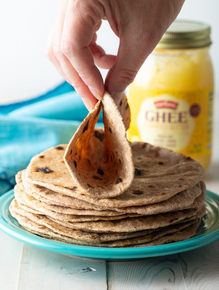 Best Simple Roti Recipe (Chapati) + VIDEO - A Spicy Perspective