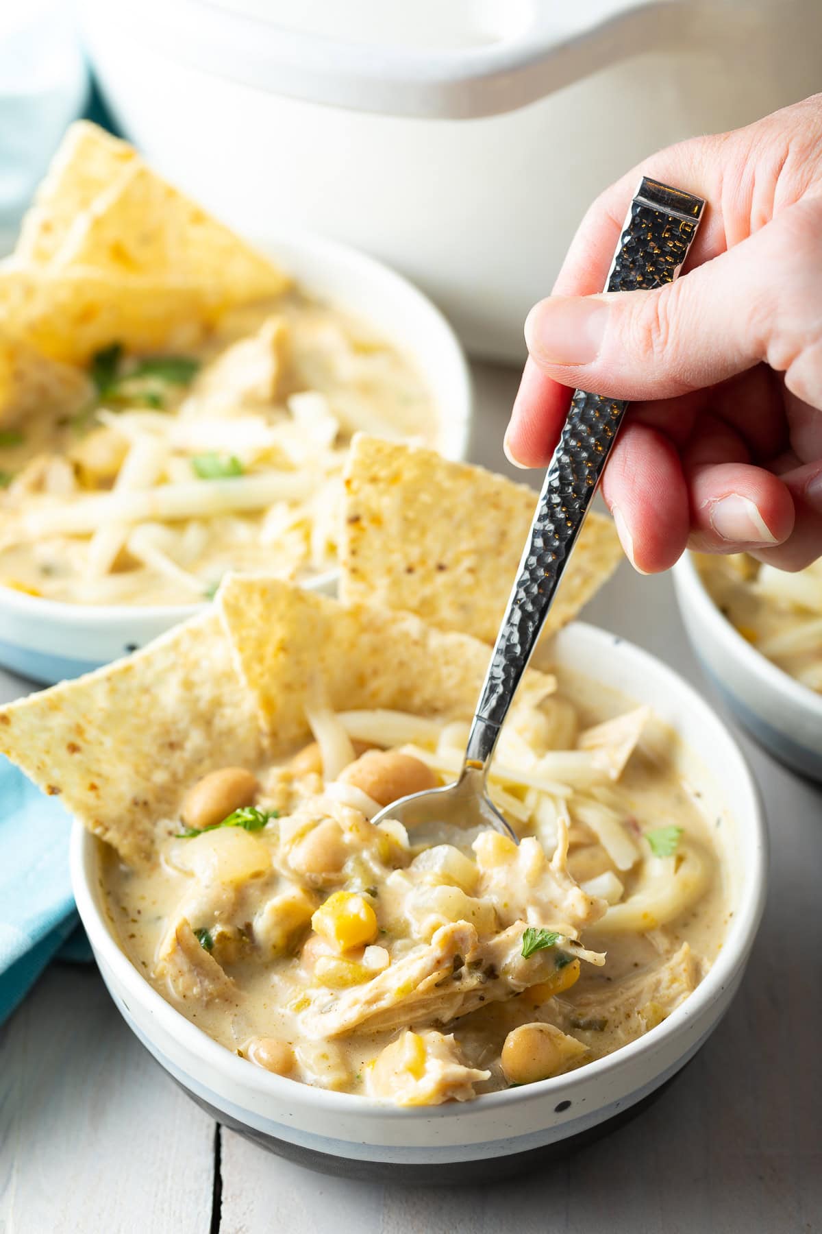 Creamy White Chicken Chili - A Spicy Perspective