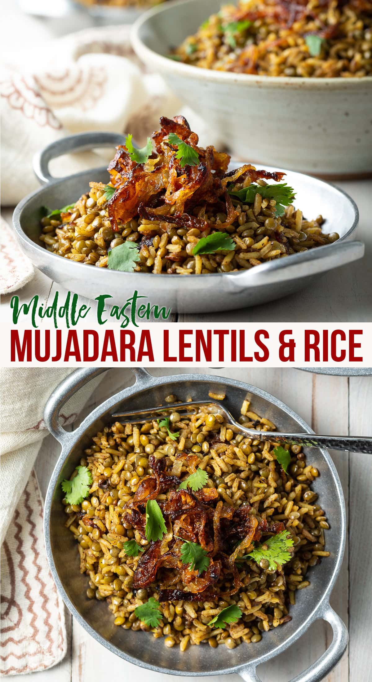 Authentic Mujadara Recipe (Lebanese Rice) - A Spicy Perspective