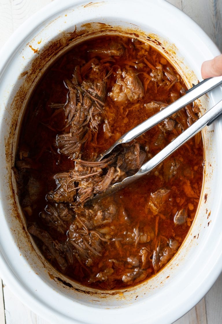 Shredded Beef in the Crock Pot - A Spicy Perspective