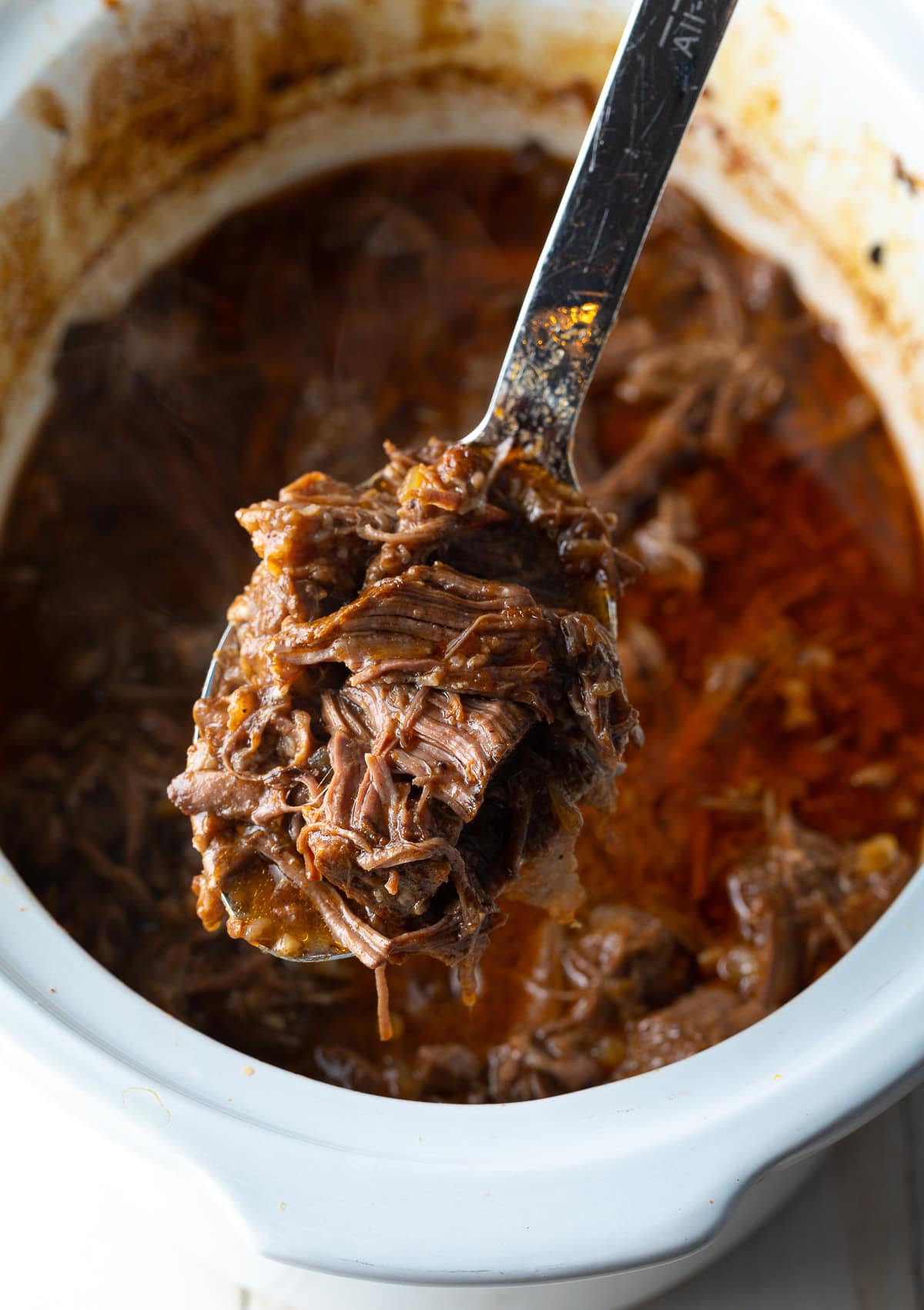 Retro Crockpot Roast Beef (Shredded Beef) Receita | Market tay