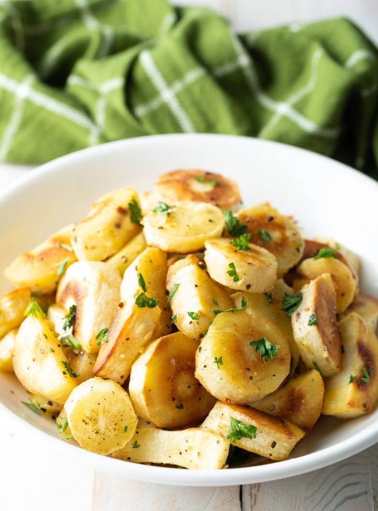 Roasted Parsnip Recipe with Garlic Butter - A Spicy Perspective