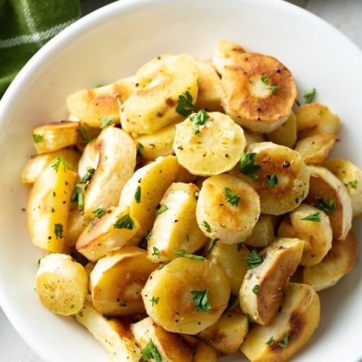 Roasted Parsnip Recipe with Garlic Butter - A Spicy Perspective