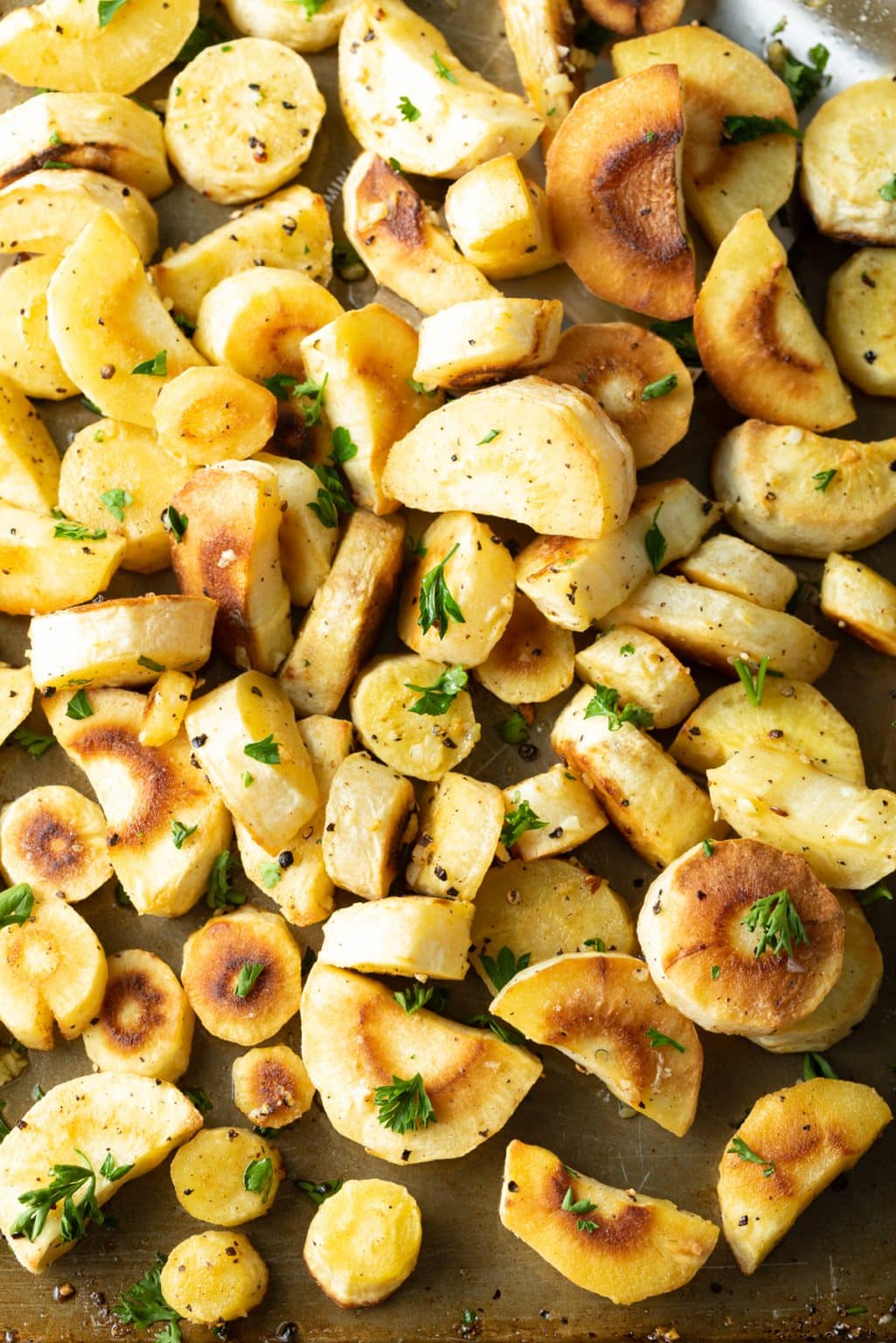 Roasted Parsnip Recipe with Garlic Butter - A Spicy Perspective
