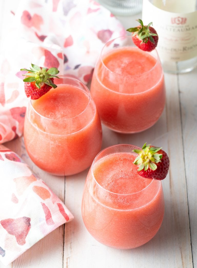 Frosé Recipe (Instant Frozen Rose) - A Spicy Perspective