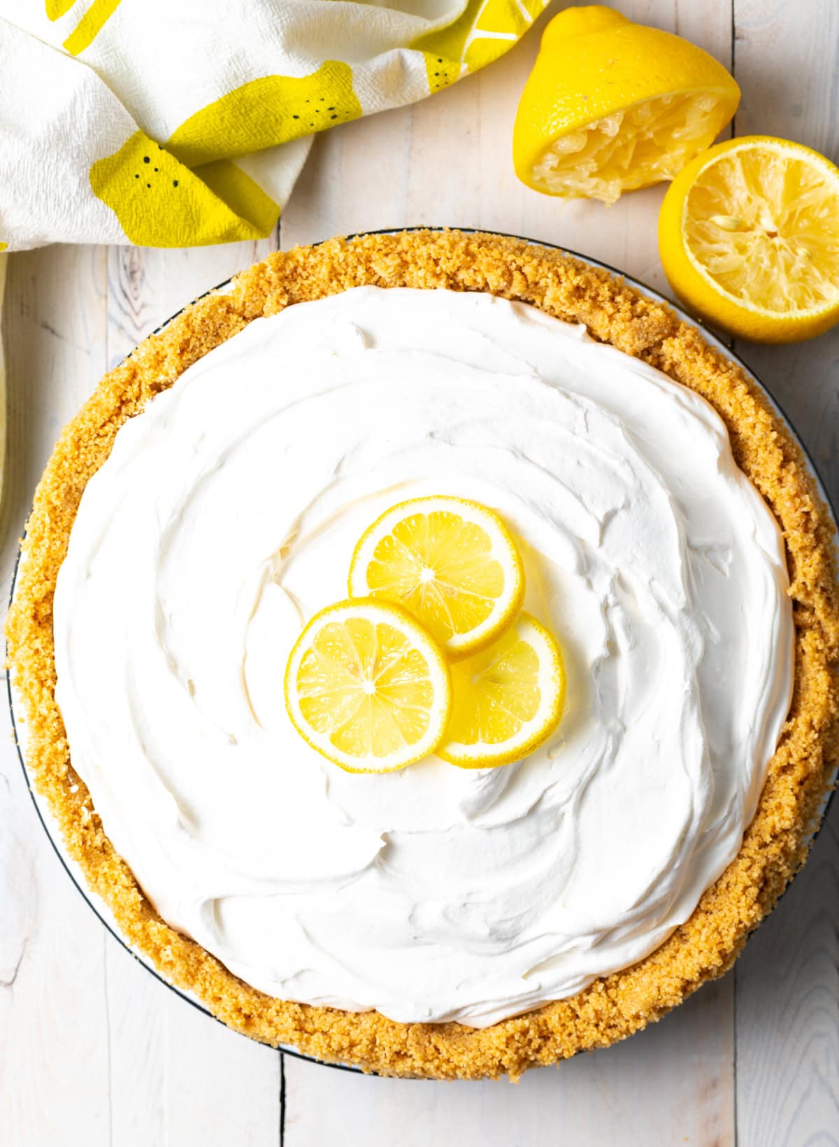 No-Bake Lemon Icebox Pie Recipe (VIDEO) - A Spicy Perspective