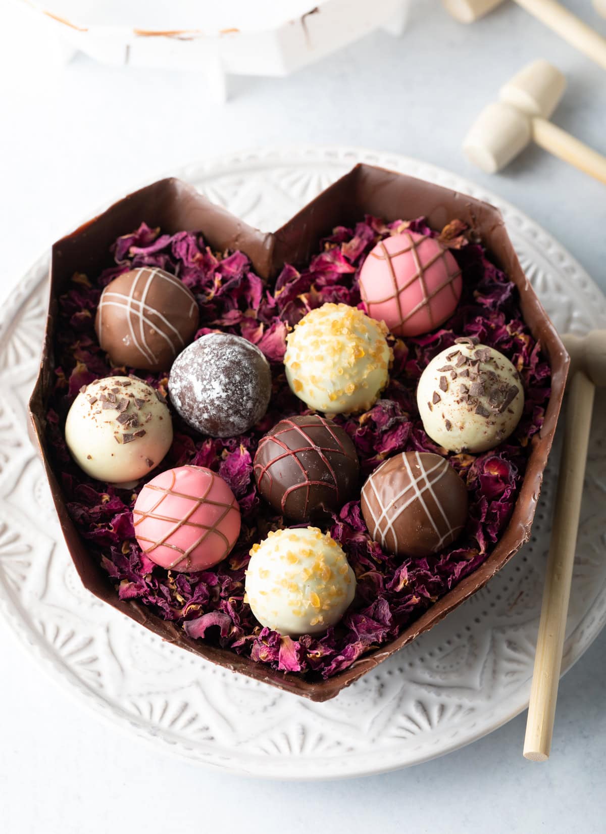 Breakable Chocolate Heart (Recipe) - A Spicy Perspective